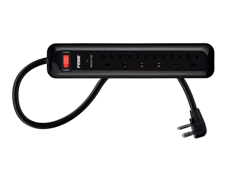 Prime 6 Outlet Surge Protector - The Computer Shop